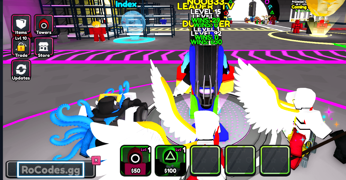 Squid Game Tower Defense Codes (October 2025) - RoCodes